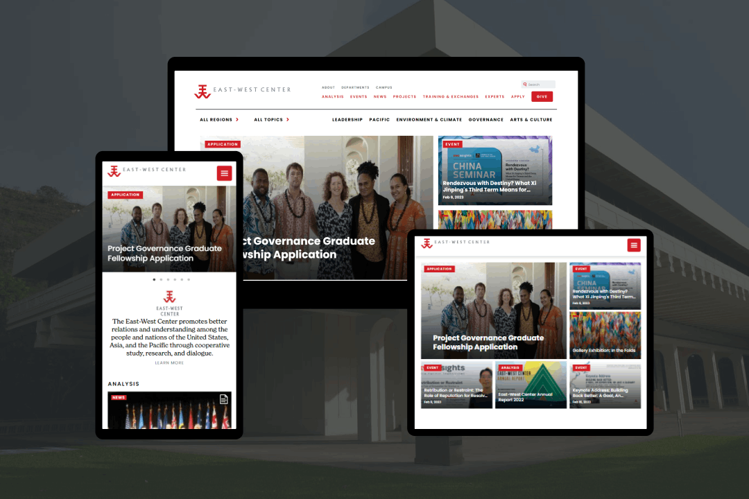 Success Stories | Drupal Platform Modernization for East-West Center